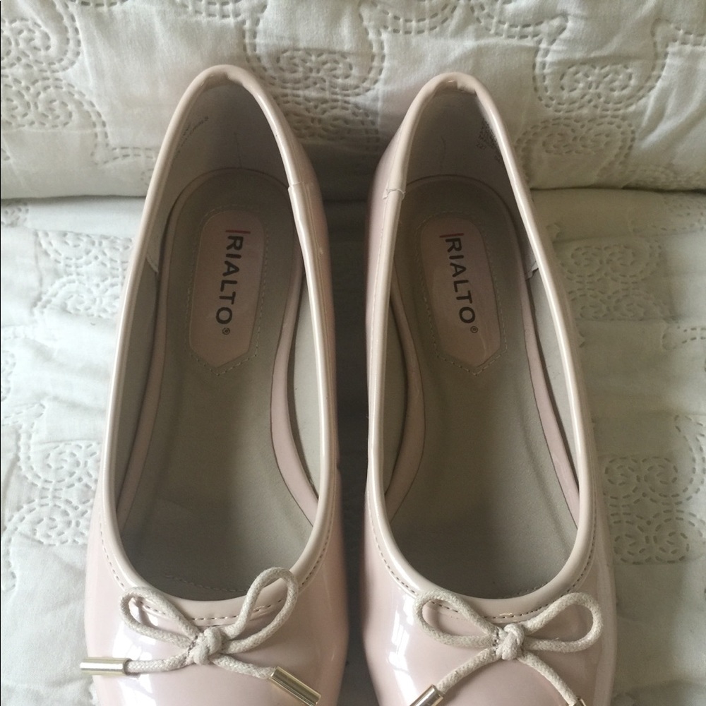 Rialto Annalynne Nude Ballerina Flats - Gem